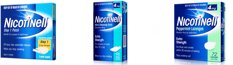 Nicotine Patch + Gum or Lozenge | Quit Smoking For Good | Nicotinell®